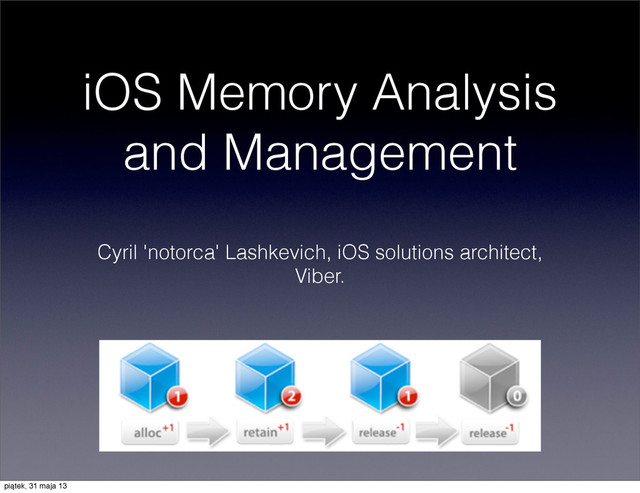 iOS memory management - Speaker Deck