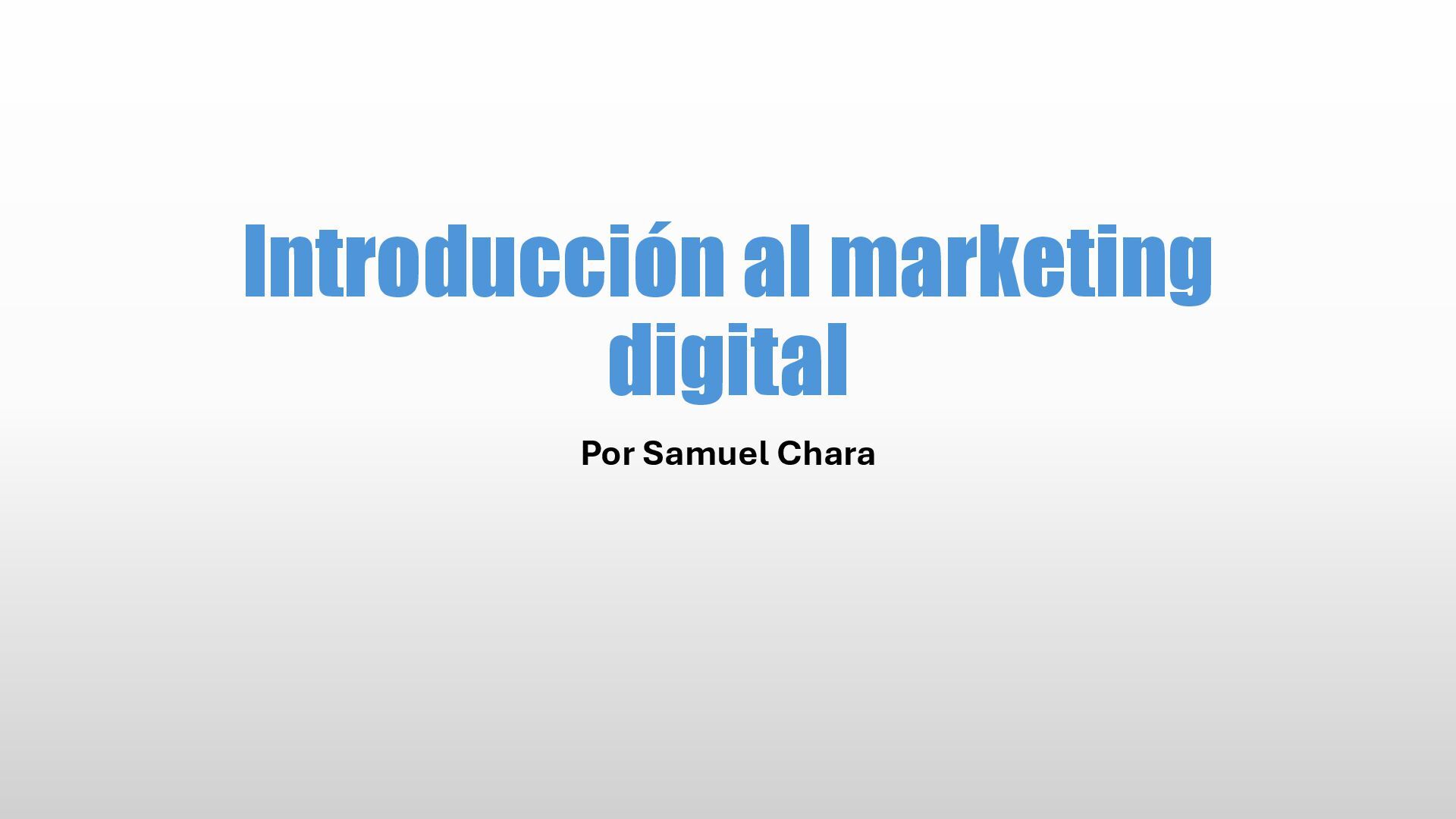 Introduccion al marketing digital (tbox) - Speaker Deck