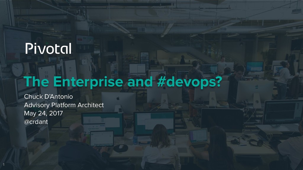 The Enterprise and #devops - Speaker Deck