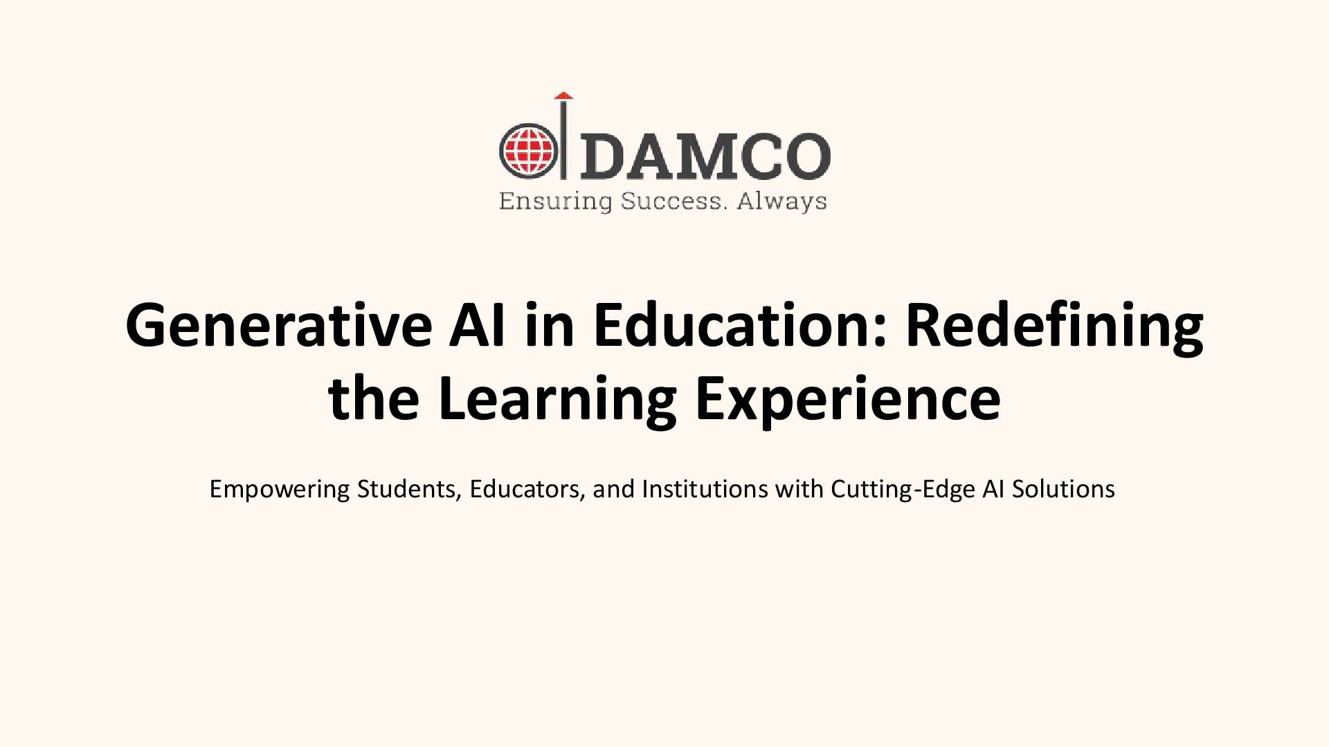 Generative AI in Education: Redefining the Learning Experience ...