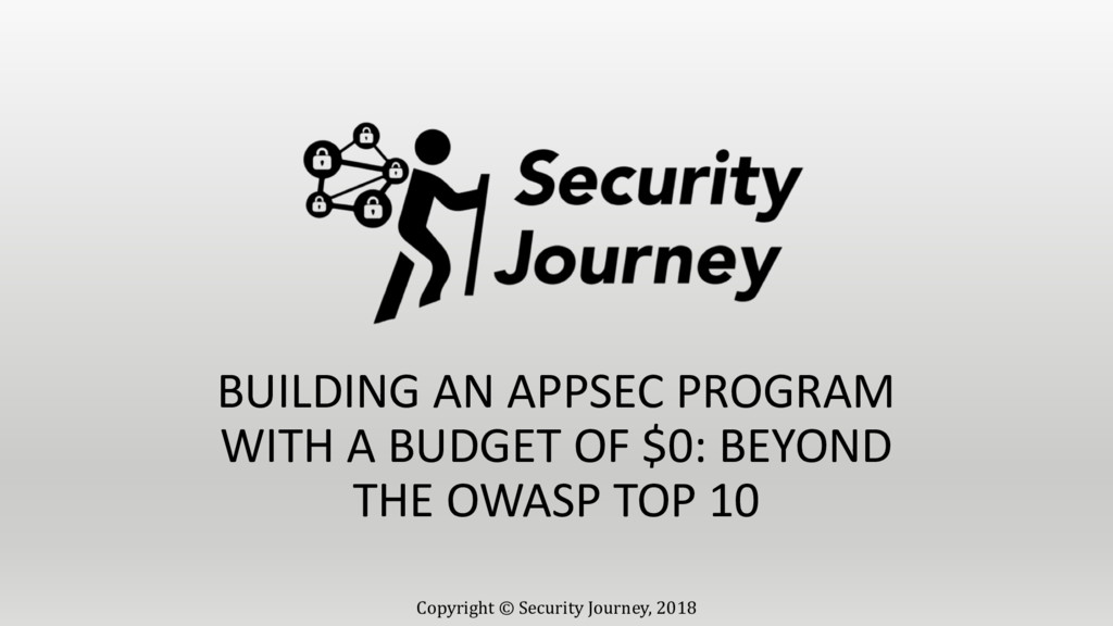 OWASP Triangle Presentation - Speaker Deck