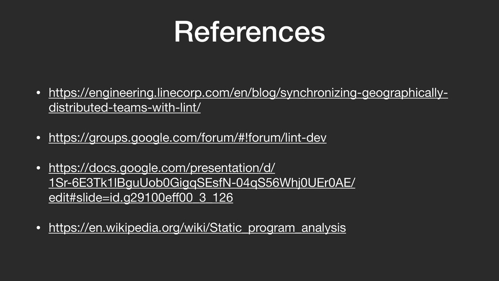 Static Analysis: enforcing code conventions - Speaker Deck