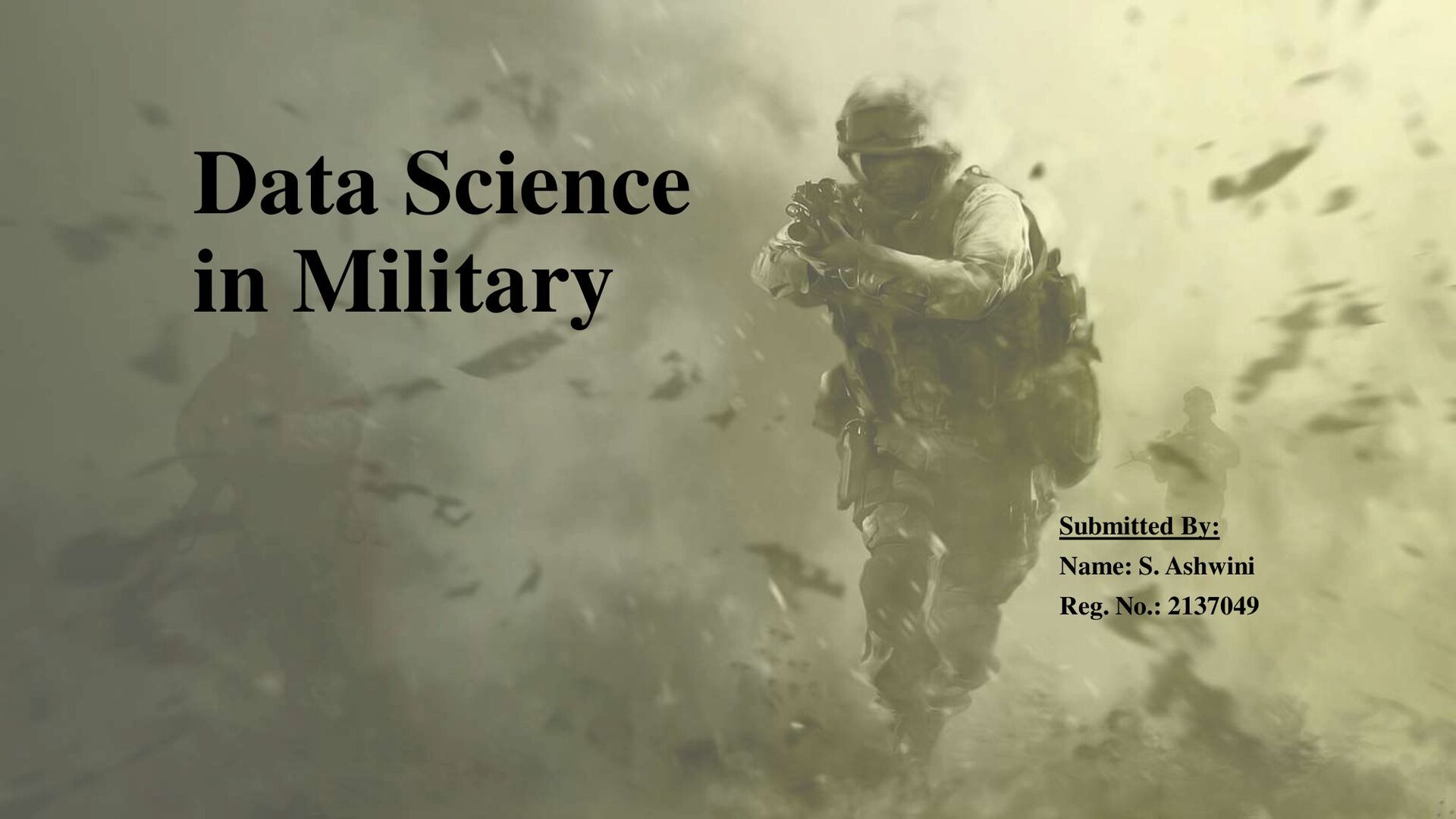Data Science in Military - Speaker Deck