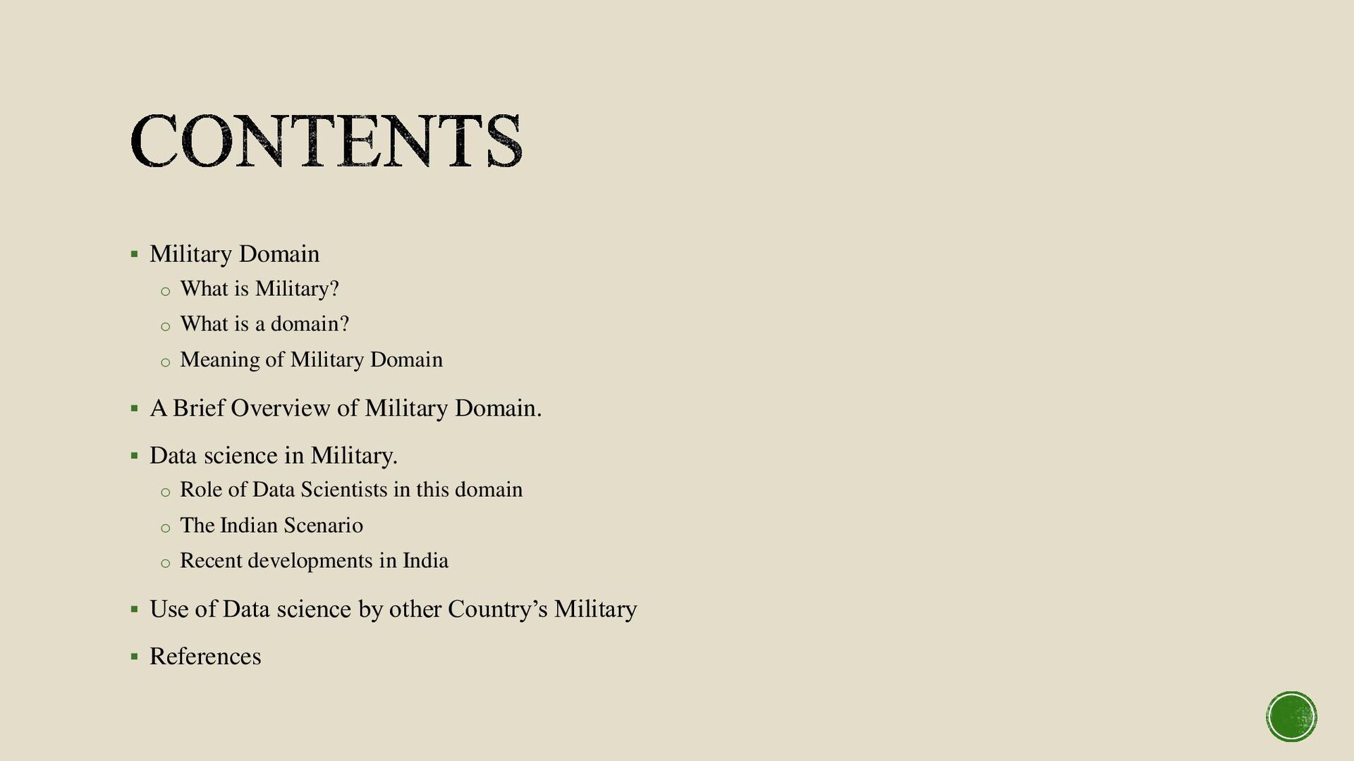 Data Science in Military - Speaker Deck