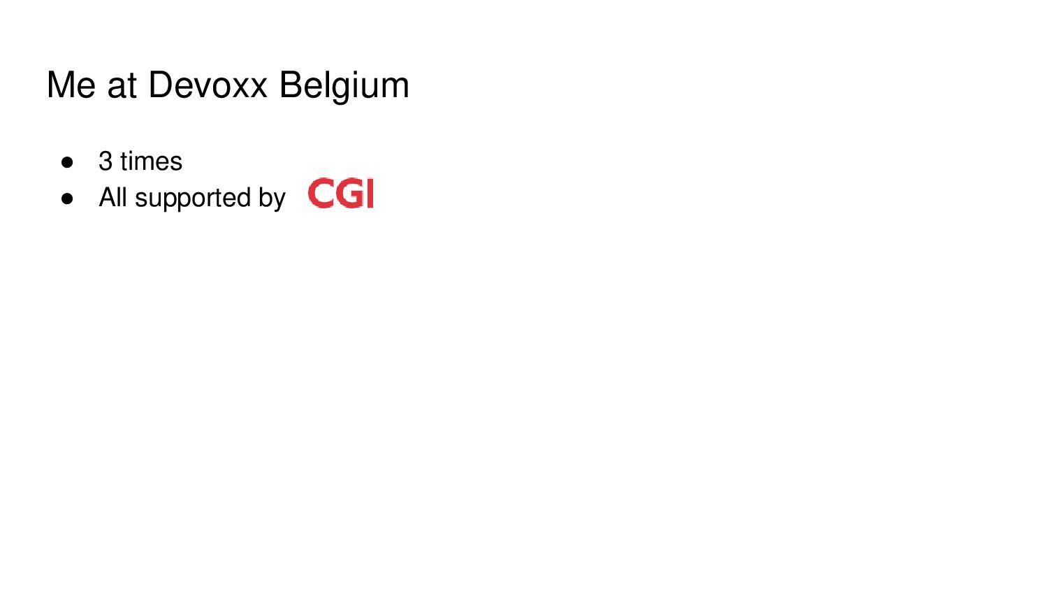 Conferences. Story of Devoxx Belgium 2024 - Speaker Deck